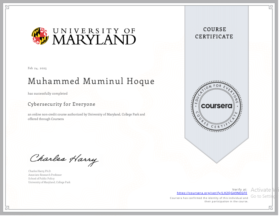 About Me - Muhammed Muminul Hoque